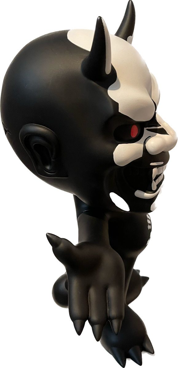 MVH Mascot, Mutant Vinyl HARDCORE, Devil in Black and White, about 2 f ...