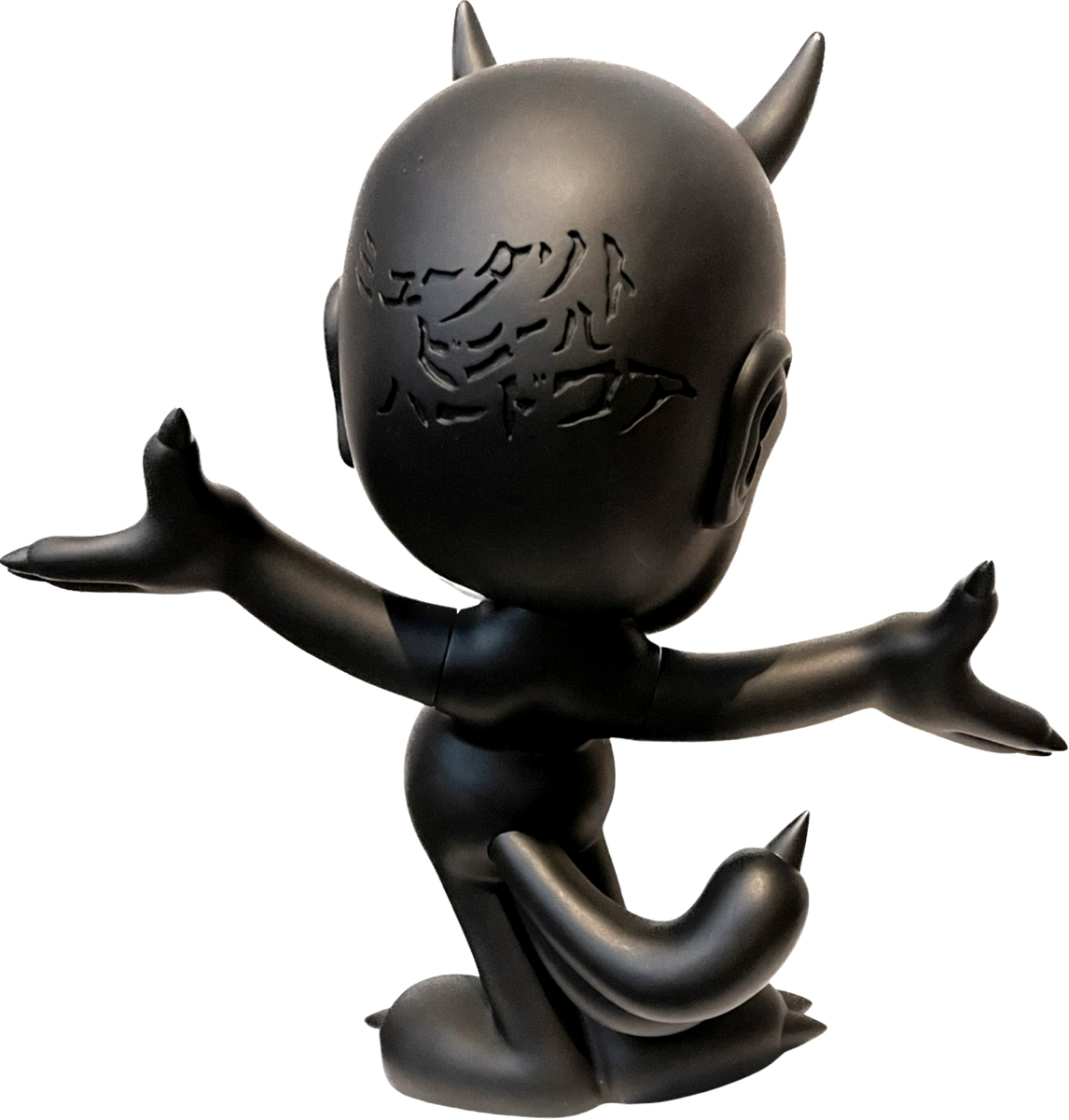 MVH Mascot, Mutant Vinyl HARDCORE, Devil in Black and White, about 2 f ...